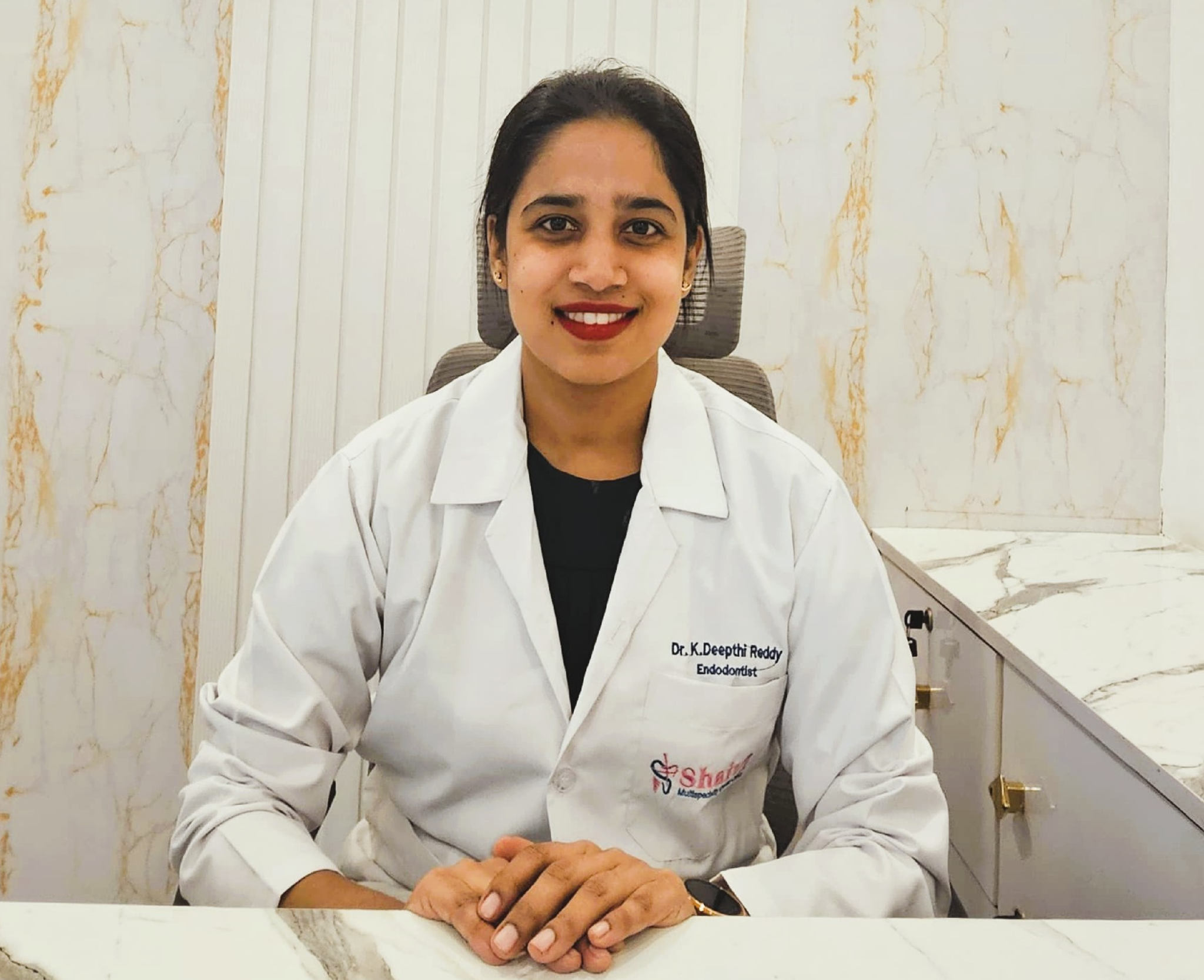 Our Doctor - Dr. K Deepthi Reddy - Shaivi Dental Clinic, Serilingampalle